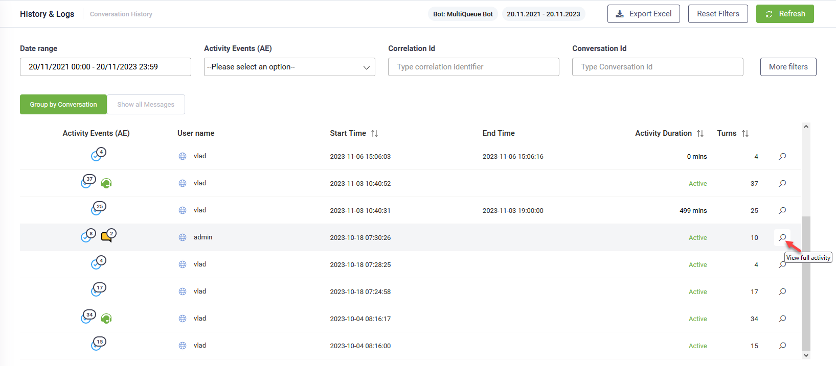 Conversation Transcript