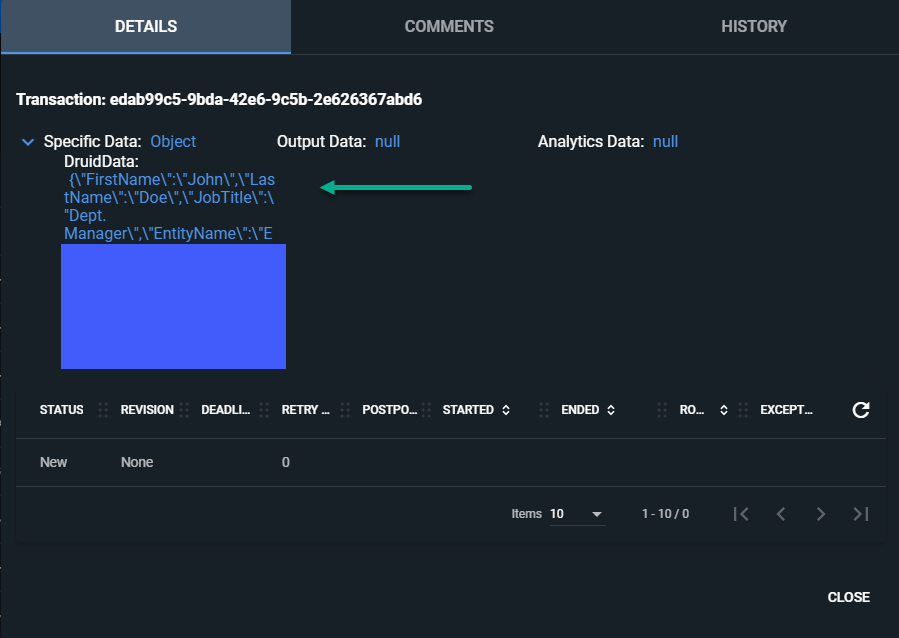 Adding Item to UiPath Queue