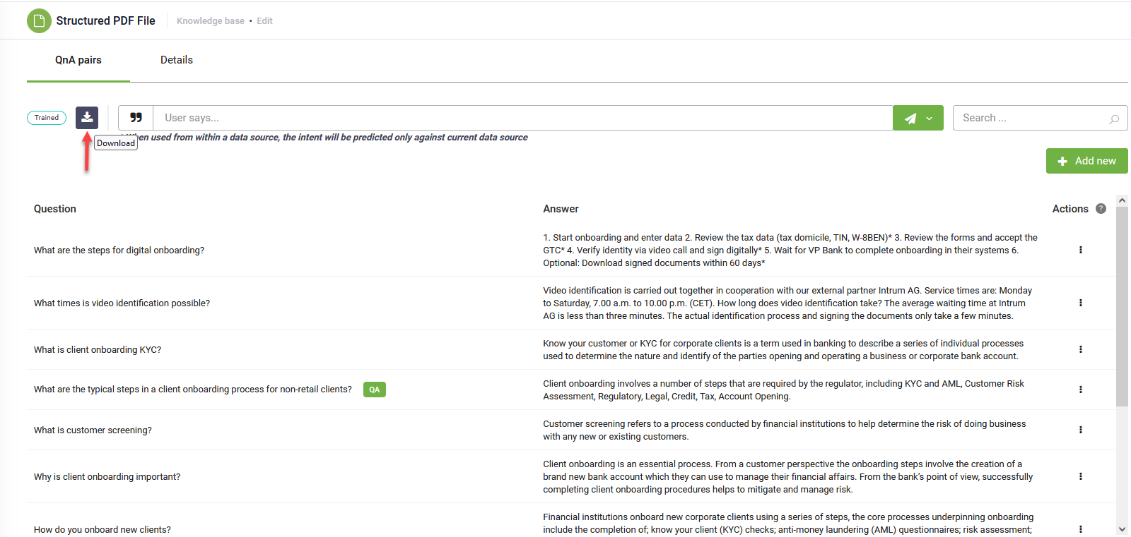 Structured Data Sources