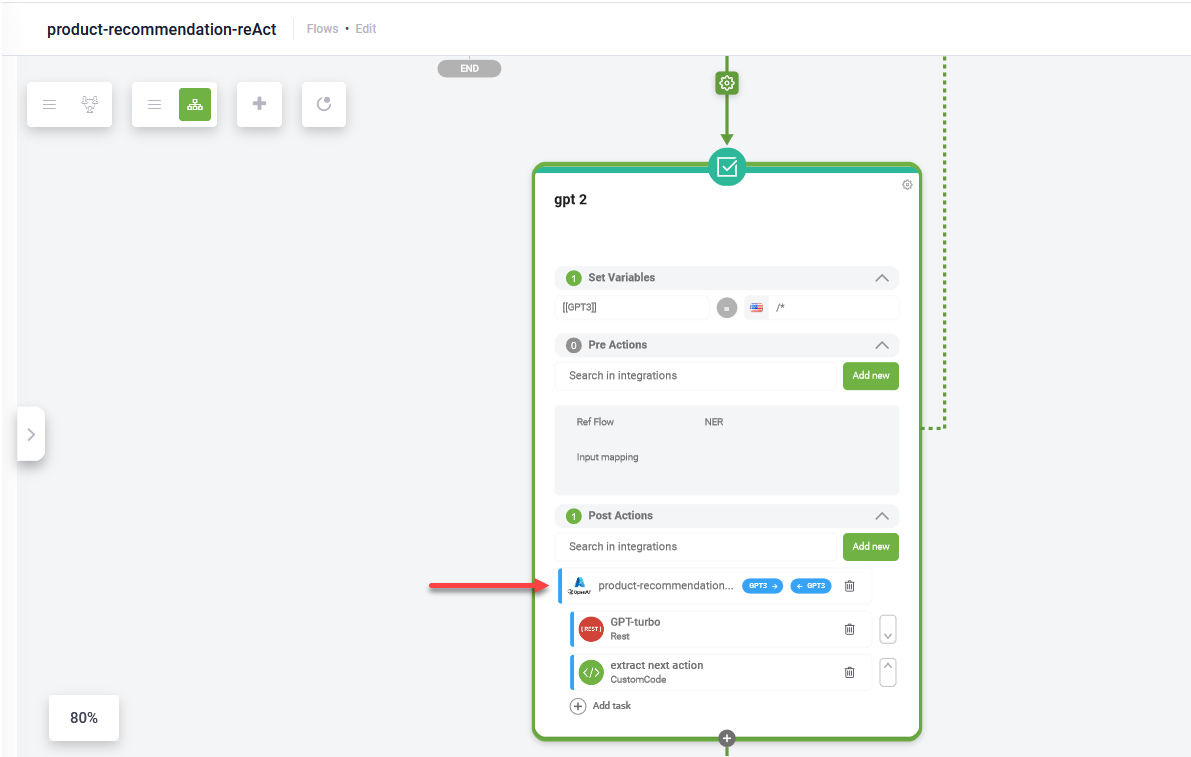 Product recommendation with GPT-Azure (ReAct)