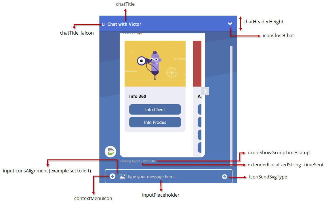 WebChat Common Styling and Behavior (Bot framework v3)